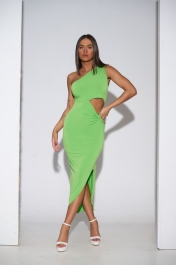 Kellys Shop & Accessories | Midi One-Shoulder Dress With Tearing - ekellys