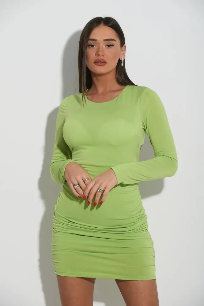 Kellys Shop & Accessories | Φόρεμα Μακρυμάνικο Mini Με Στρασένια ...